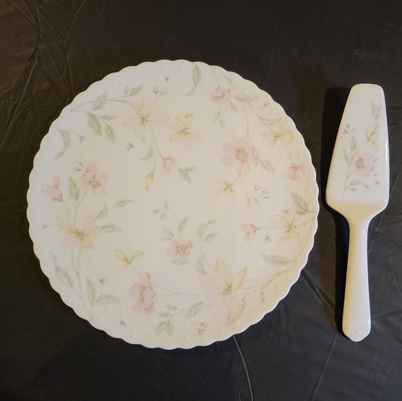 Mikasa | Dining | Mikasa Bone China Cake Tray And Cake Server Pastel ...
